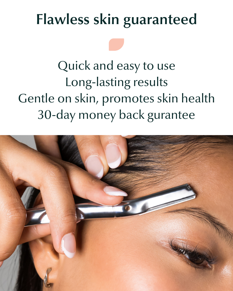 Metal Dermaplaner | Reusable Facial Razor – Make My Shave