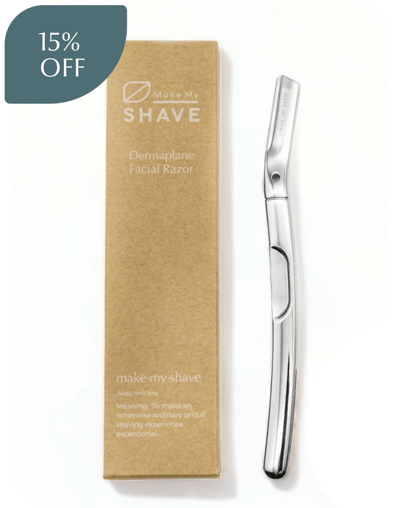 Metal Dermaplaner | Reusable Facial Razor – Make My Shave